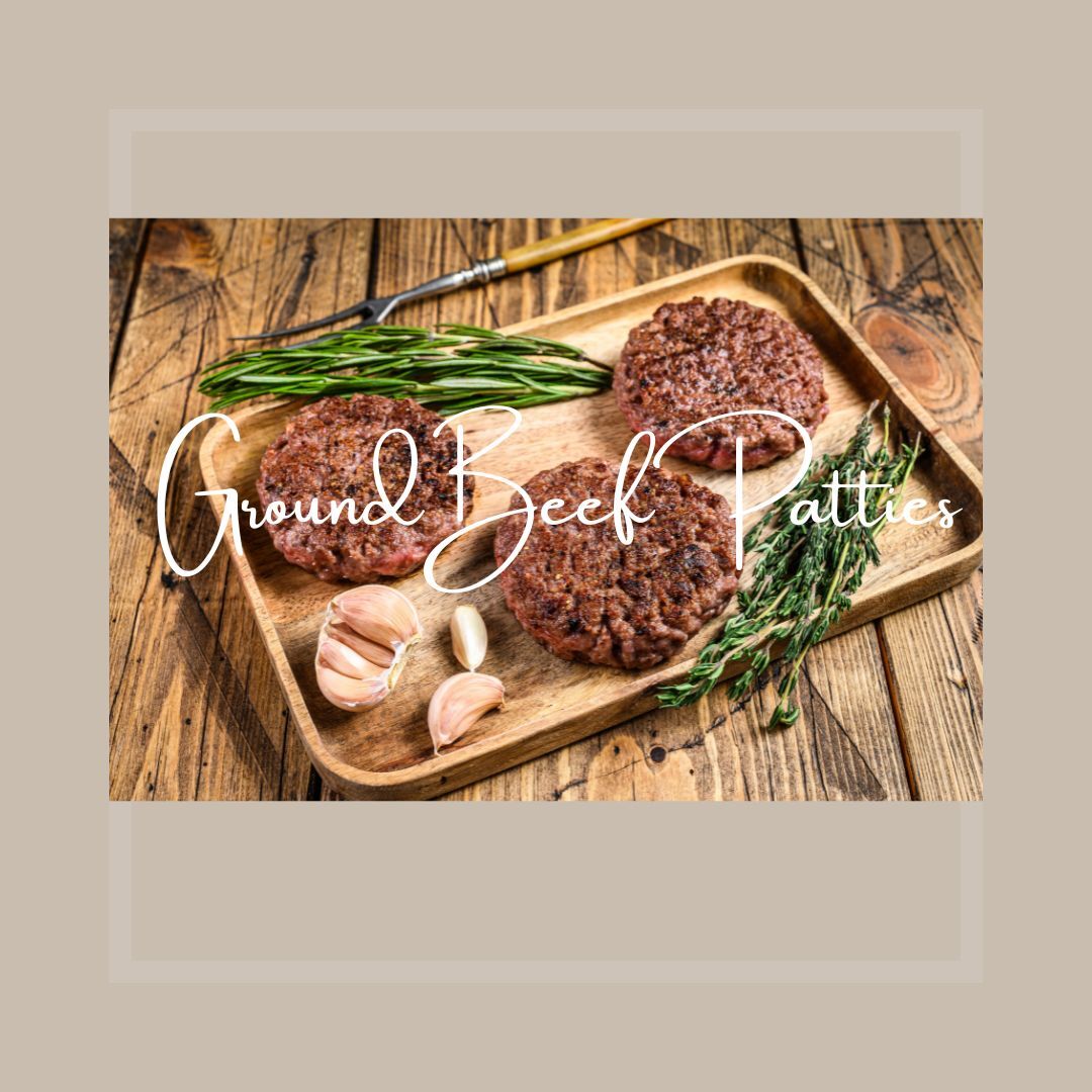 Grass Fed & Finished Ground Beef Patties | Bunkhouse Custom Meats